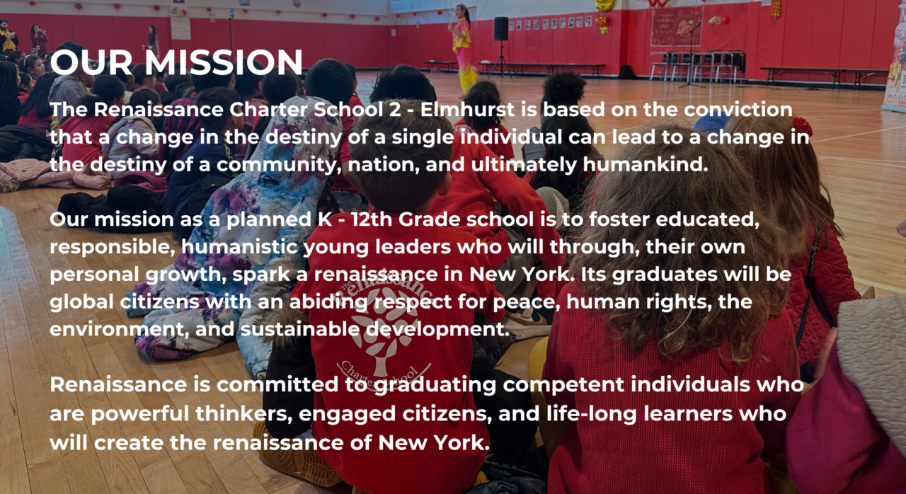 TRCS 2 Elmhurst | Developing Leaders for the Renaissance of New York